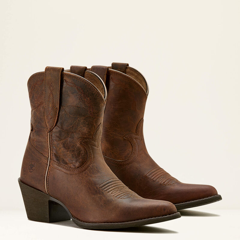 Botín Ariat Maggie Western Sassy Brown Dama - Botas Chicho