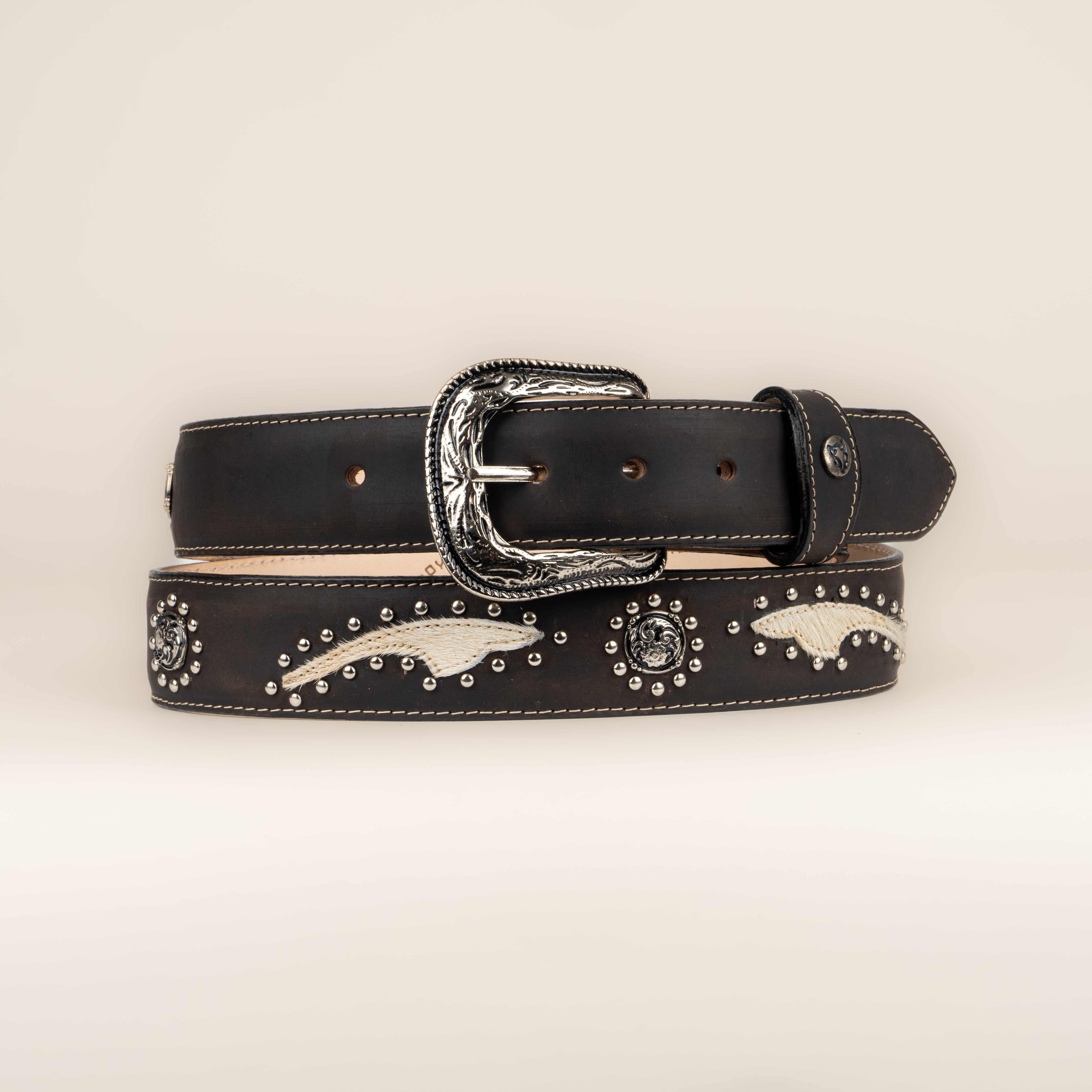 Cinturón Coyote Ranch Conchos Pelo Caballero