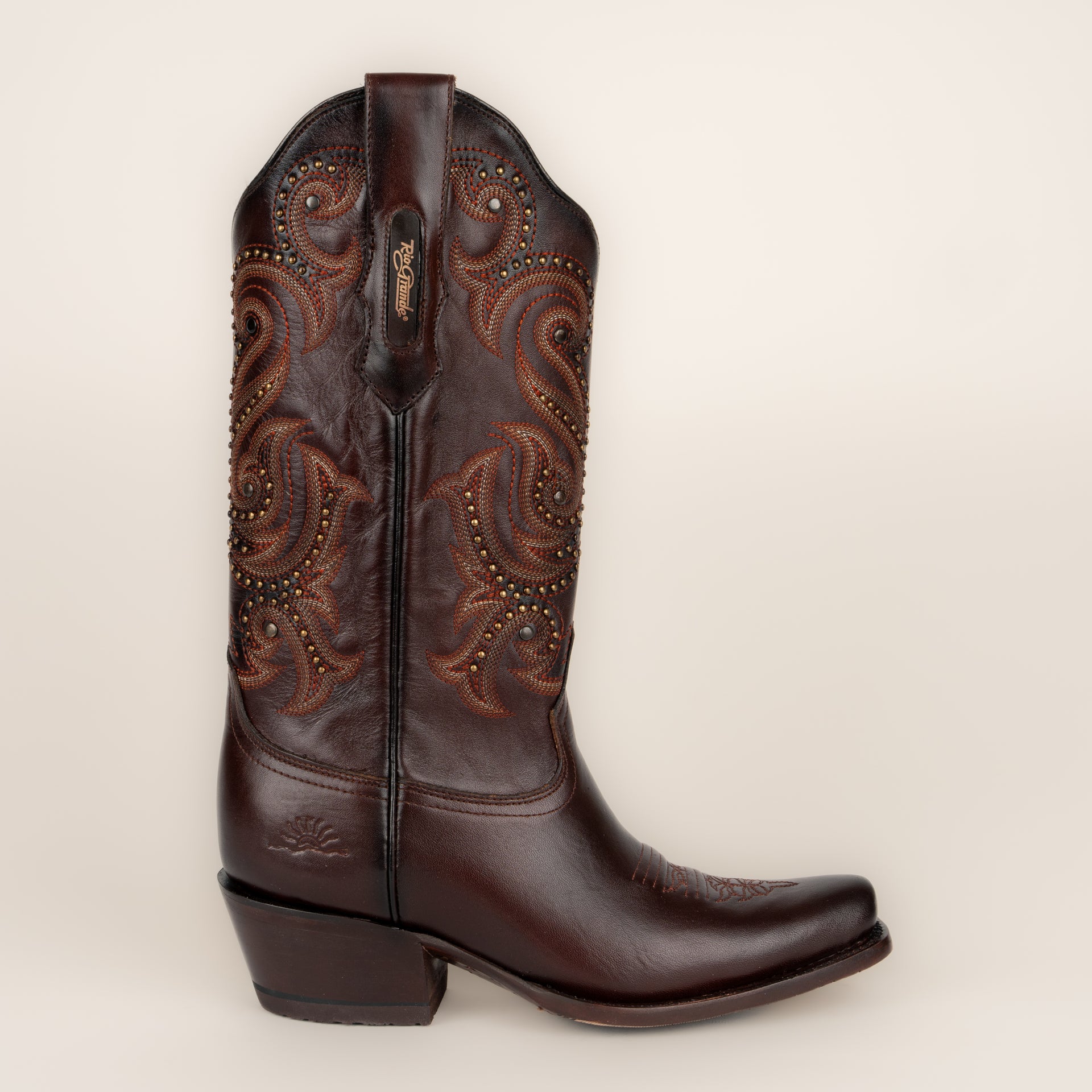 Bota Rio Grande Nebraska Reno Caoba Dama - Botas Chicho