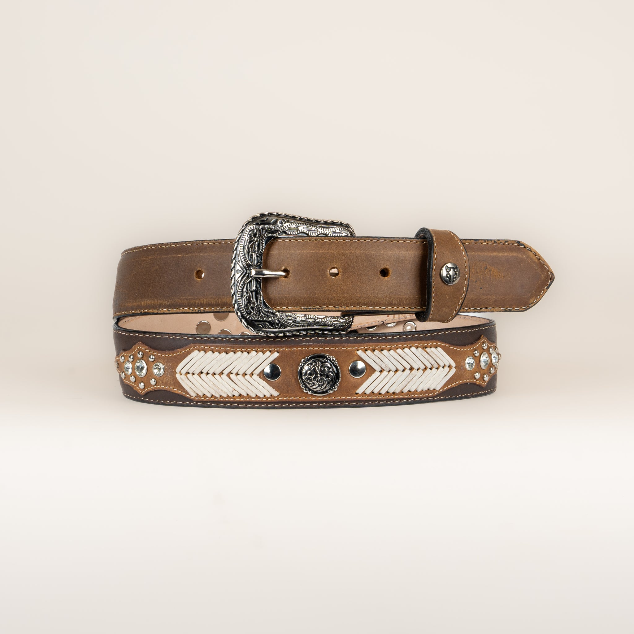 Cinturón Cayote Ranch Concho Estoperoles Caballero