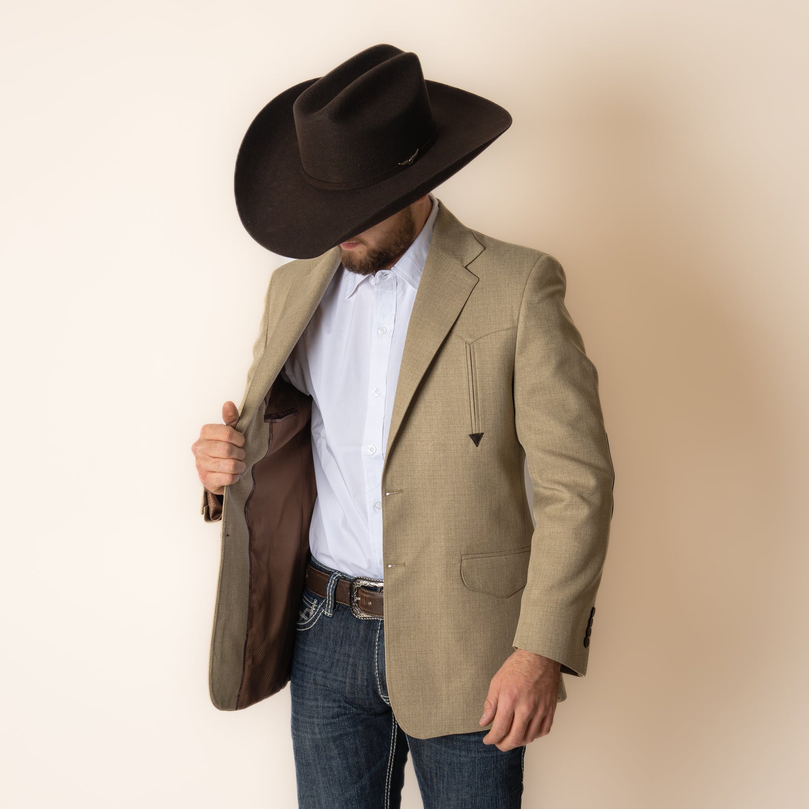 Saco Vaquero Old West Camel Caballero