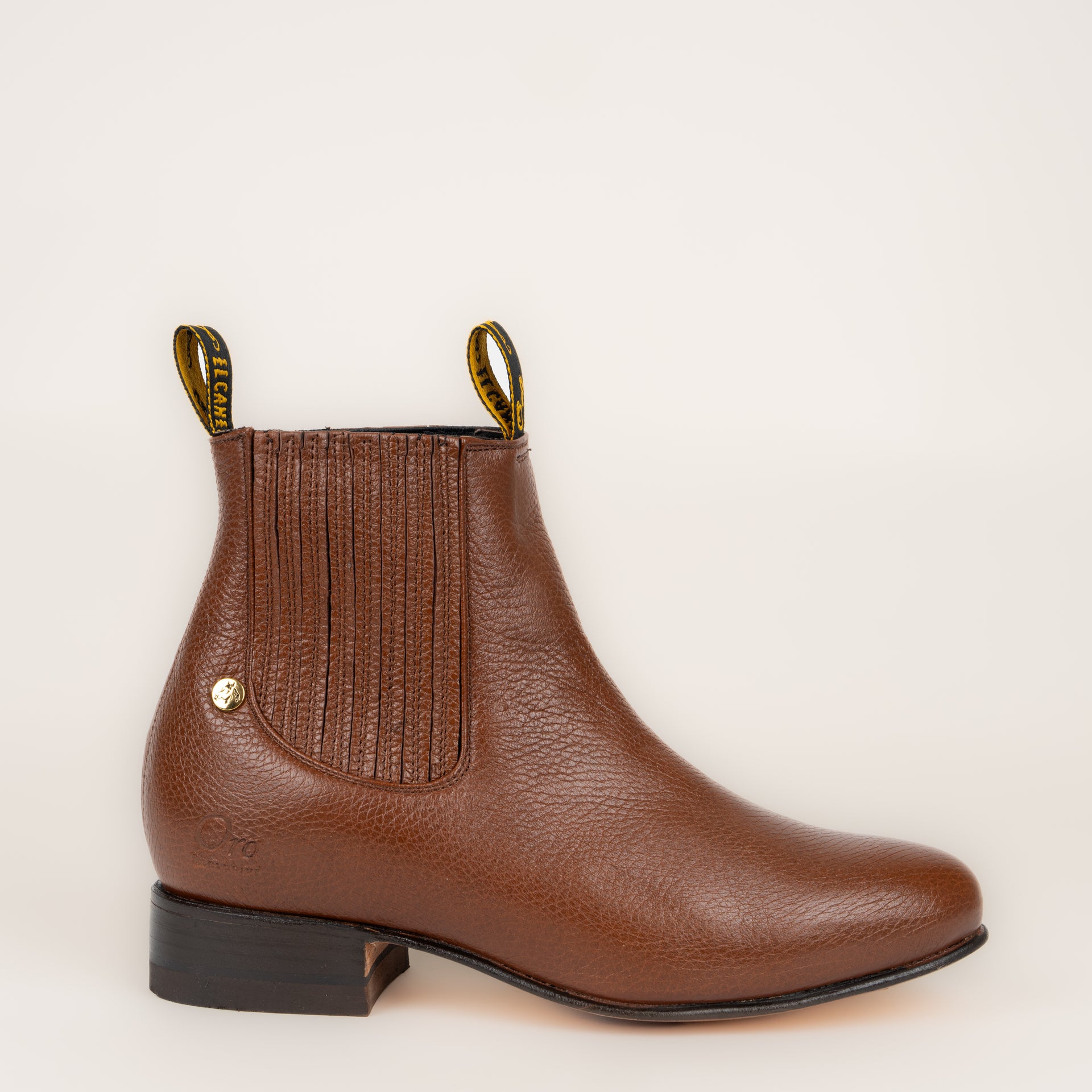 Botín El Canelo Edición Oro Venado Miel Caballero - Botas Chicho