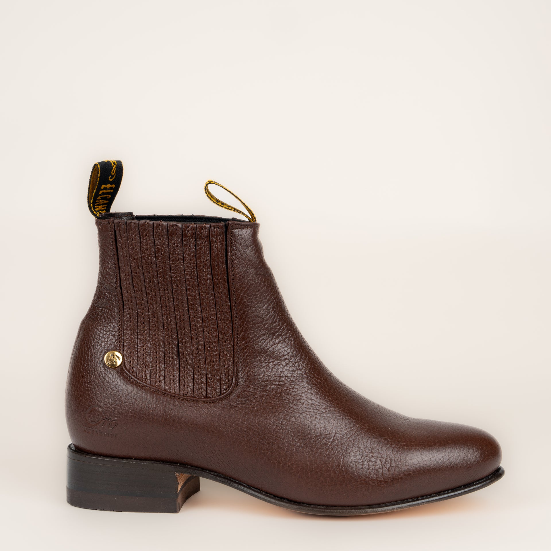Botín El Canelo Edición Oro Venado Café Caballero - Botas Chicho