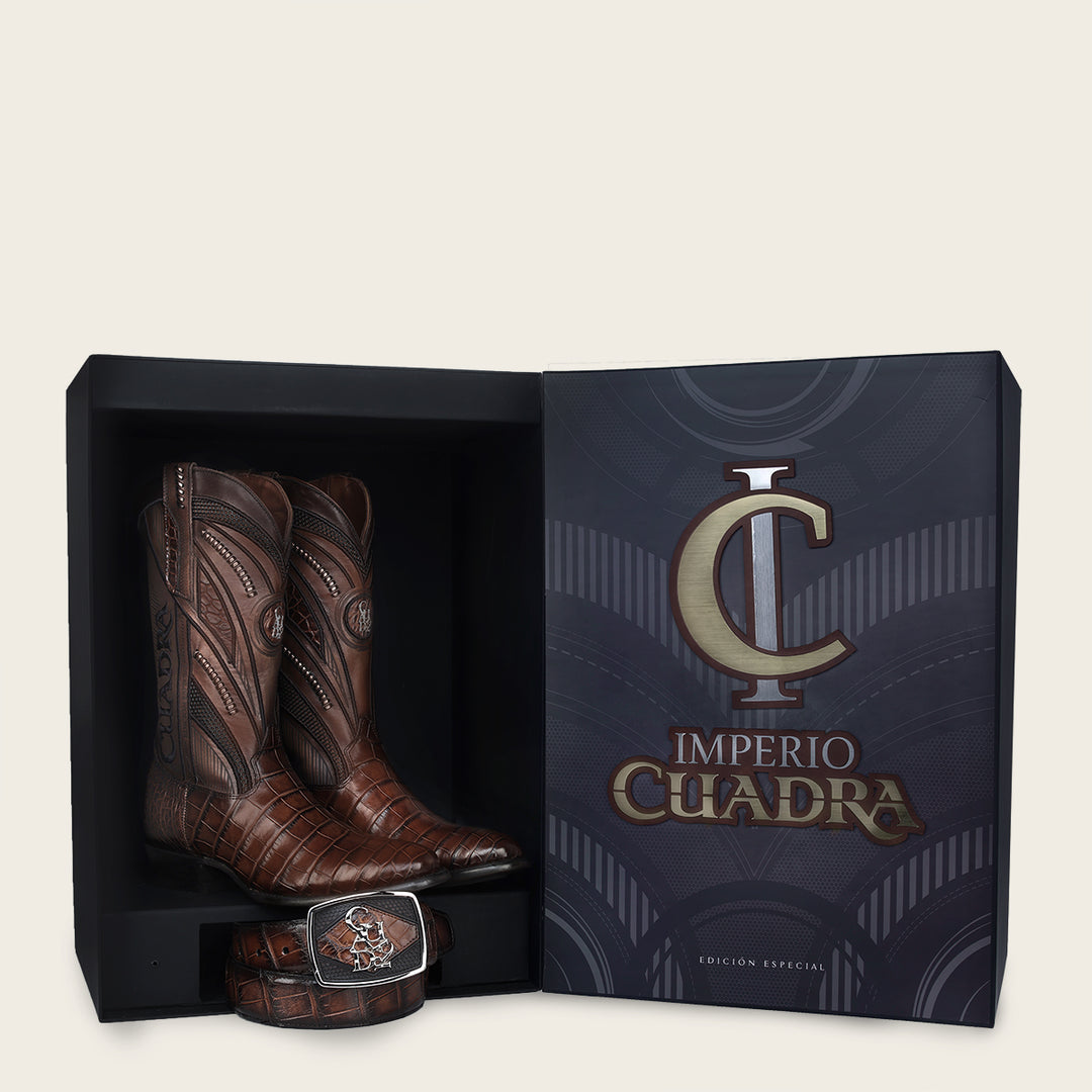 Bota Cuadra Imperio Alligator Edicion Especial Caballero - Botas Chicho